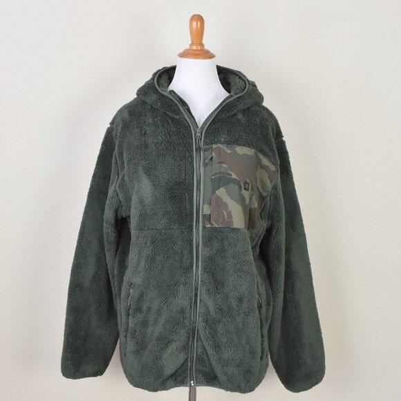 Roark | Jackets & Coats | Roark Rambler Fleece Camo Green Jacket Xl ...